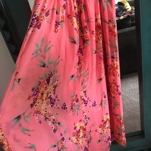 eva mendes for New York & Company | Dresses | Plus Size Floral Maxi ...